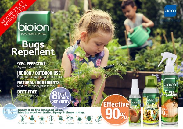 Bioion 100% Plants Extract Deet-Free Bugs Repellent | Bioion World
